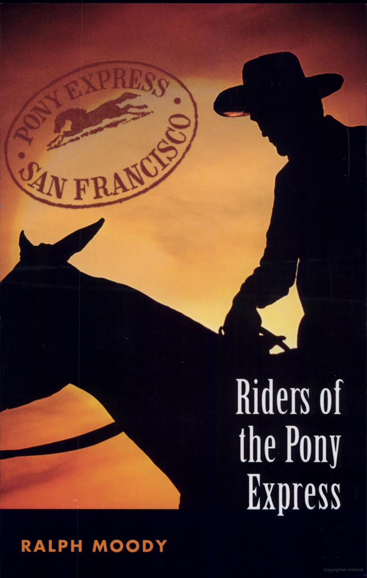 Riders of the Pony Express - The Antique Bookcase